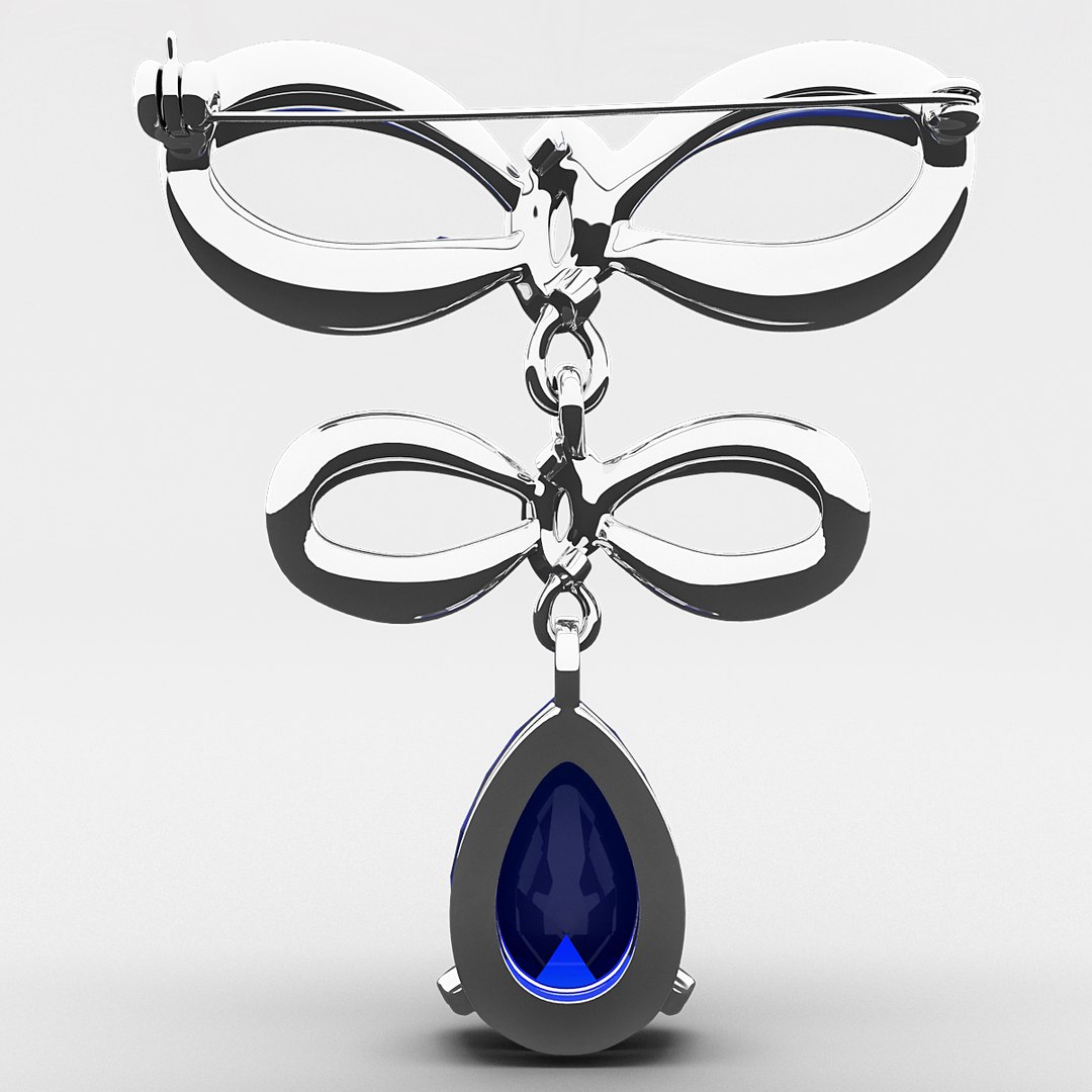 3d Brooch Modelled