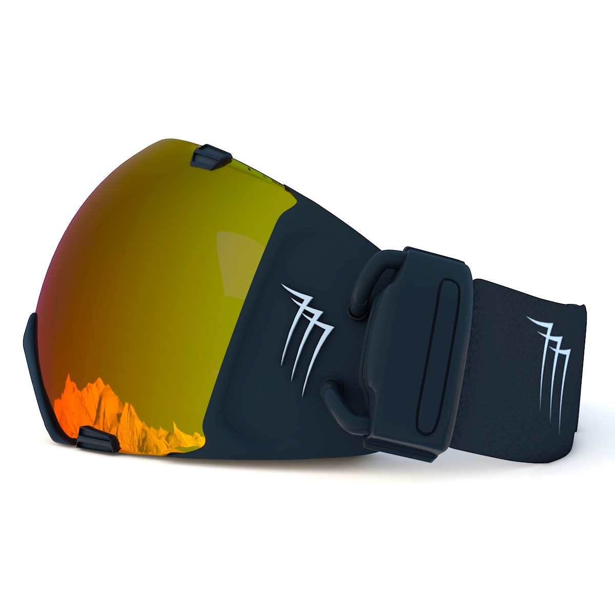 3d ski goggles claw