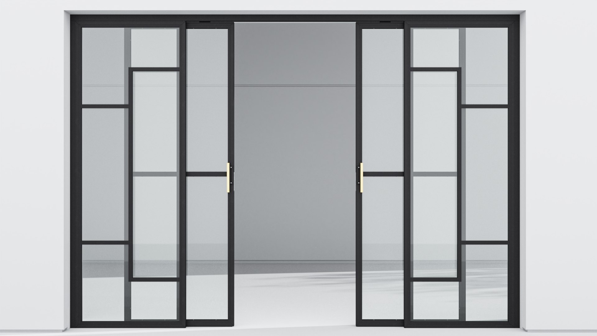 3D Aluminium Door 33 - TurboSquid 2011434