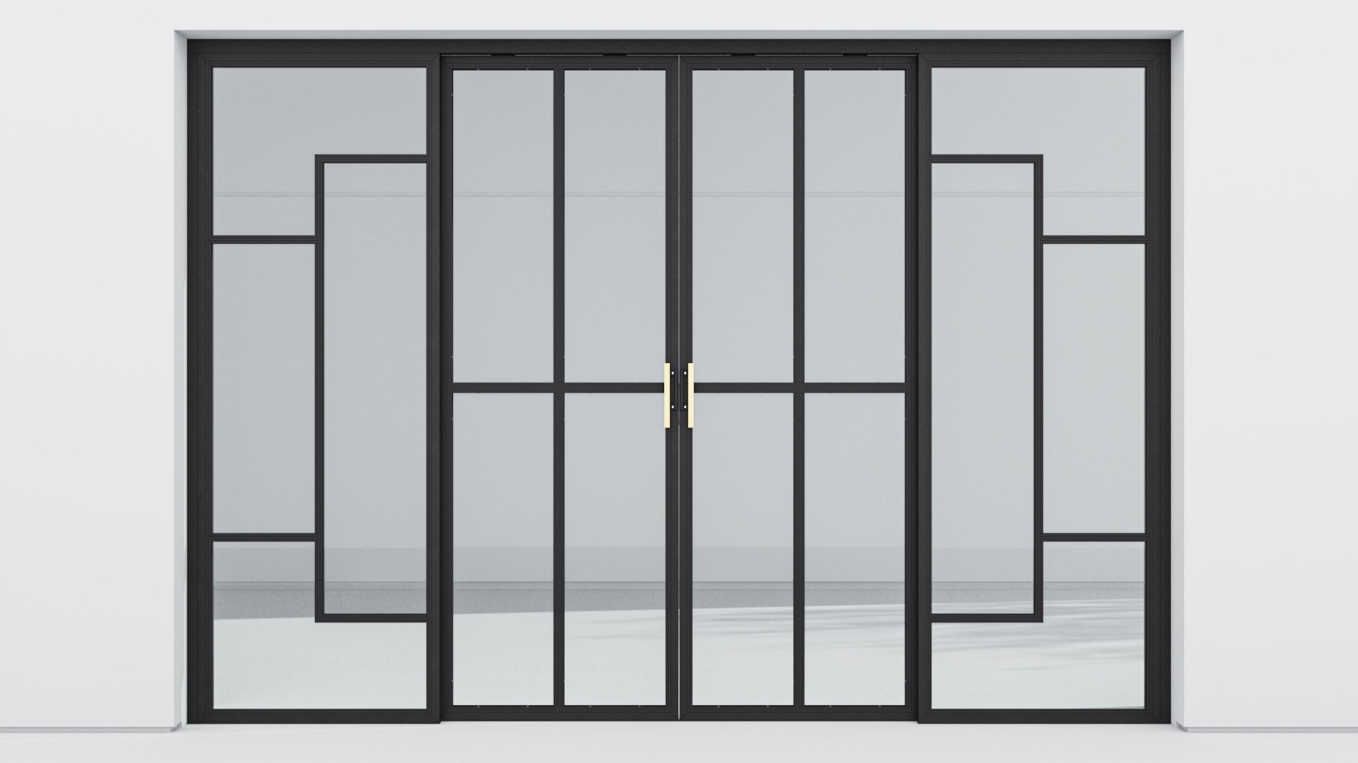 3D Aluminium Door 33 - TurboSquid 2011434