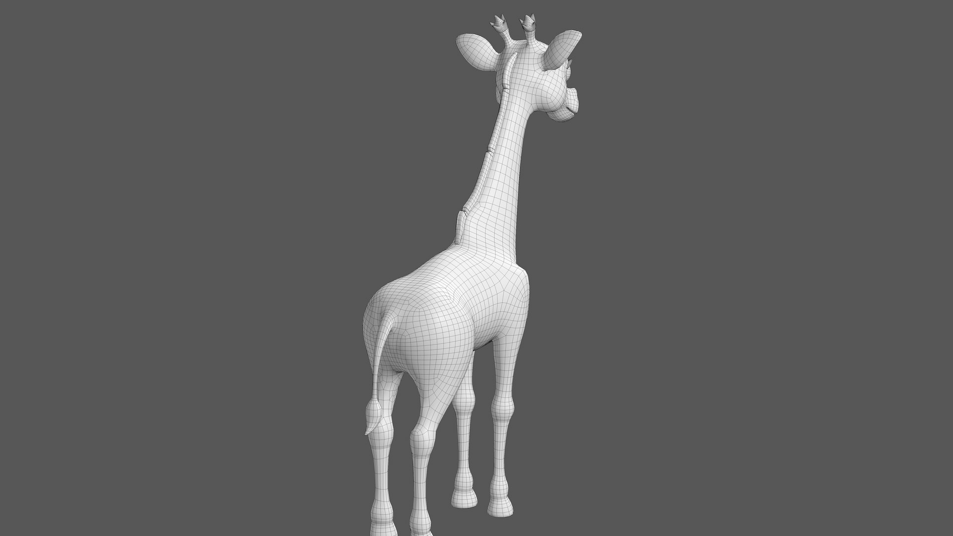 3D Giraffe Cartoon Character Model - TurboSquid 2189595