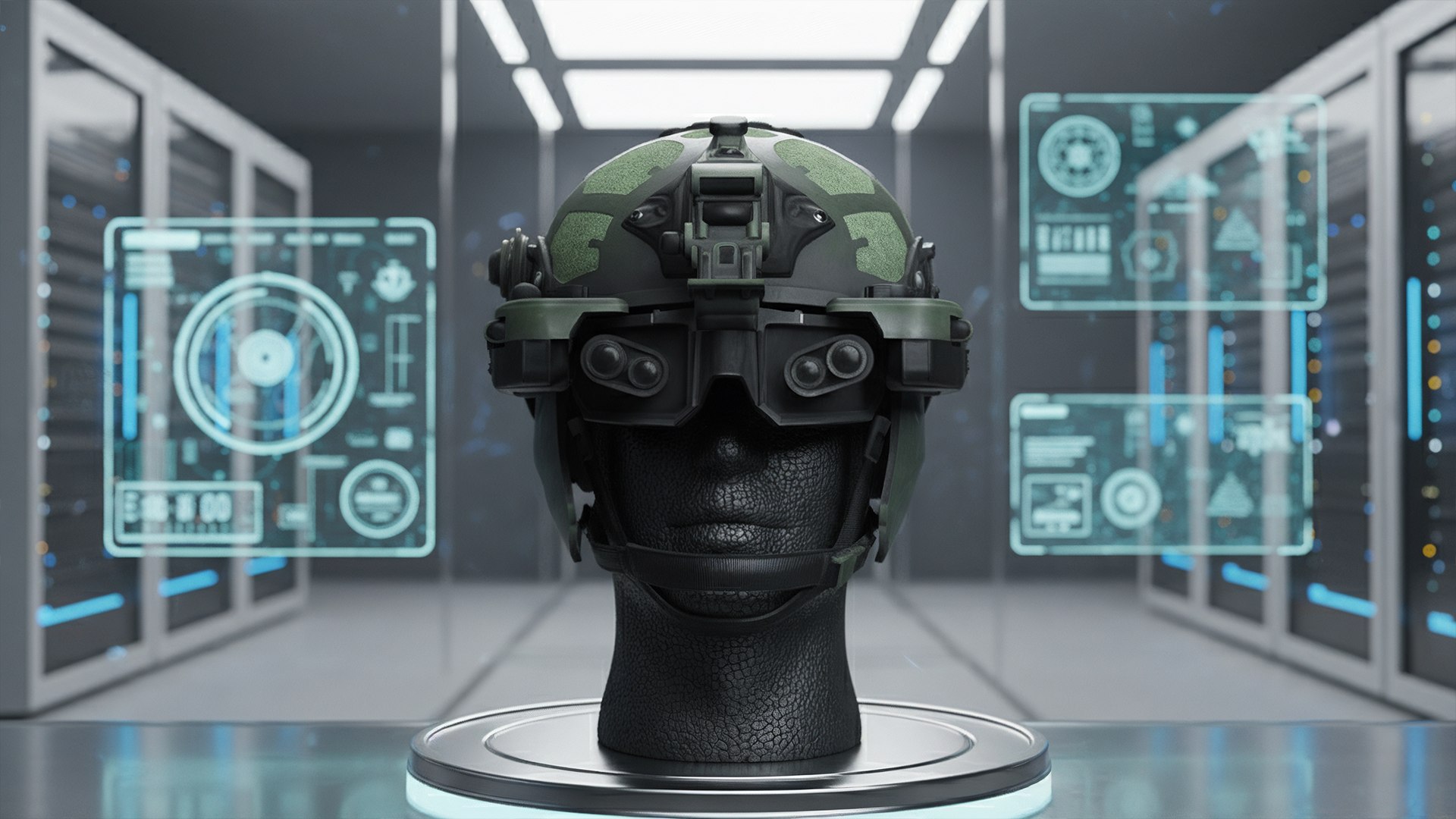 3D Military Smart Helmet Realistic Game And Render Asset - TurboSquid ...