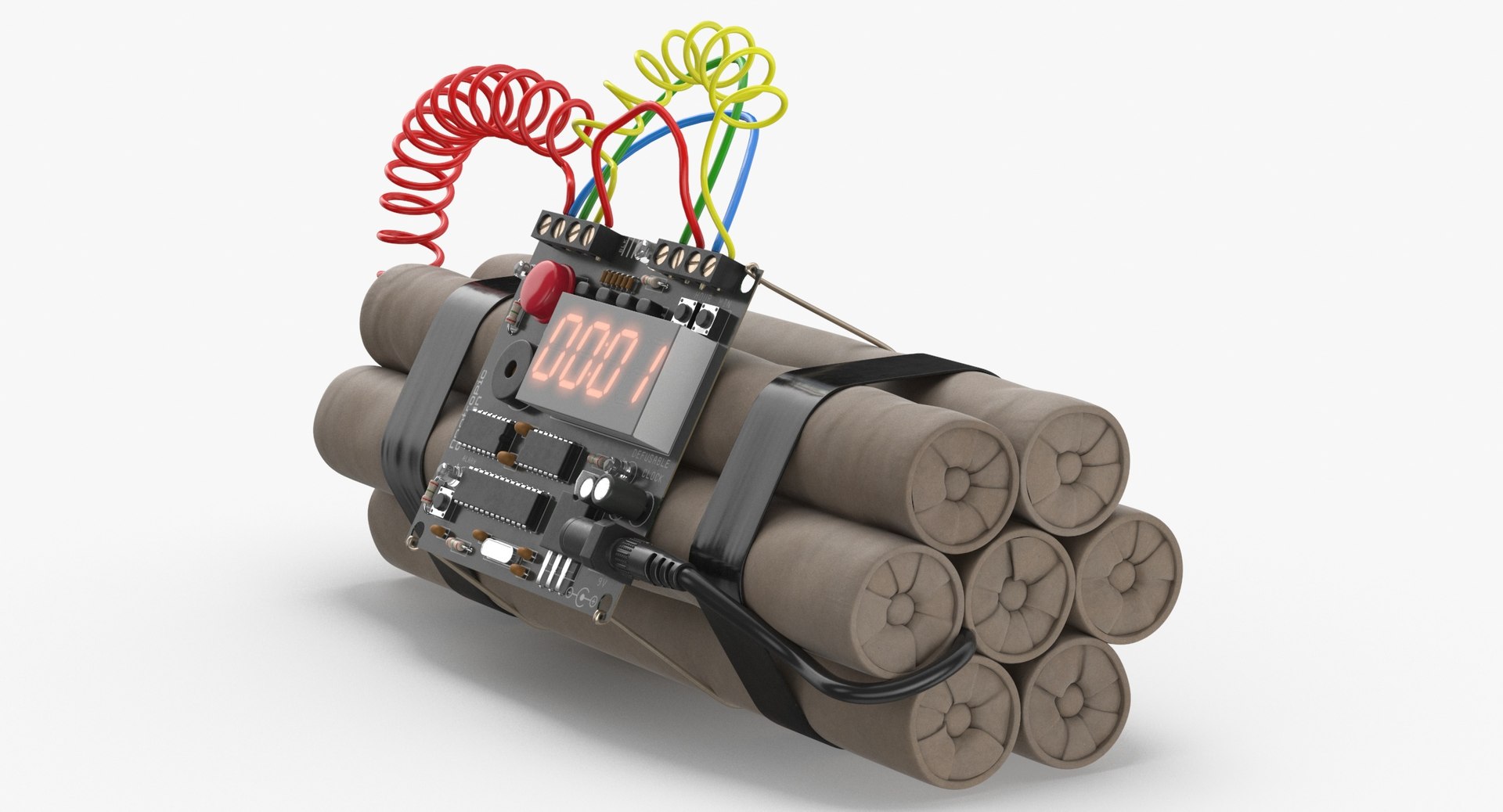 Bomb 01 1 Sec 3D - TurboSquid 1662433