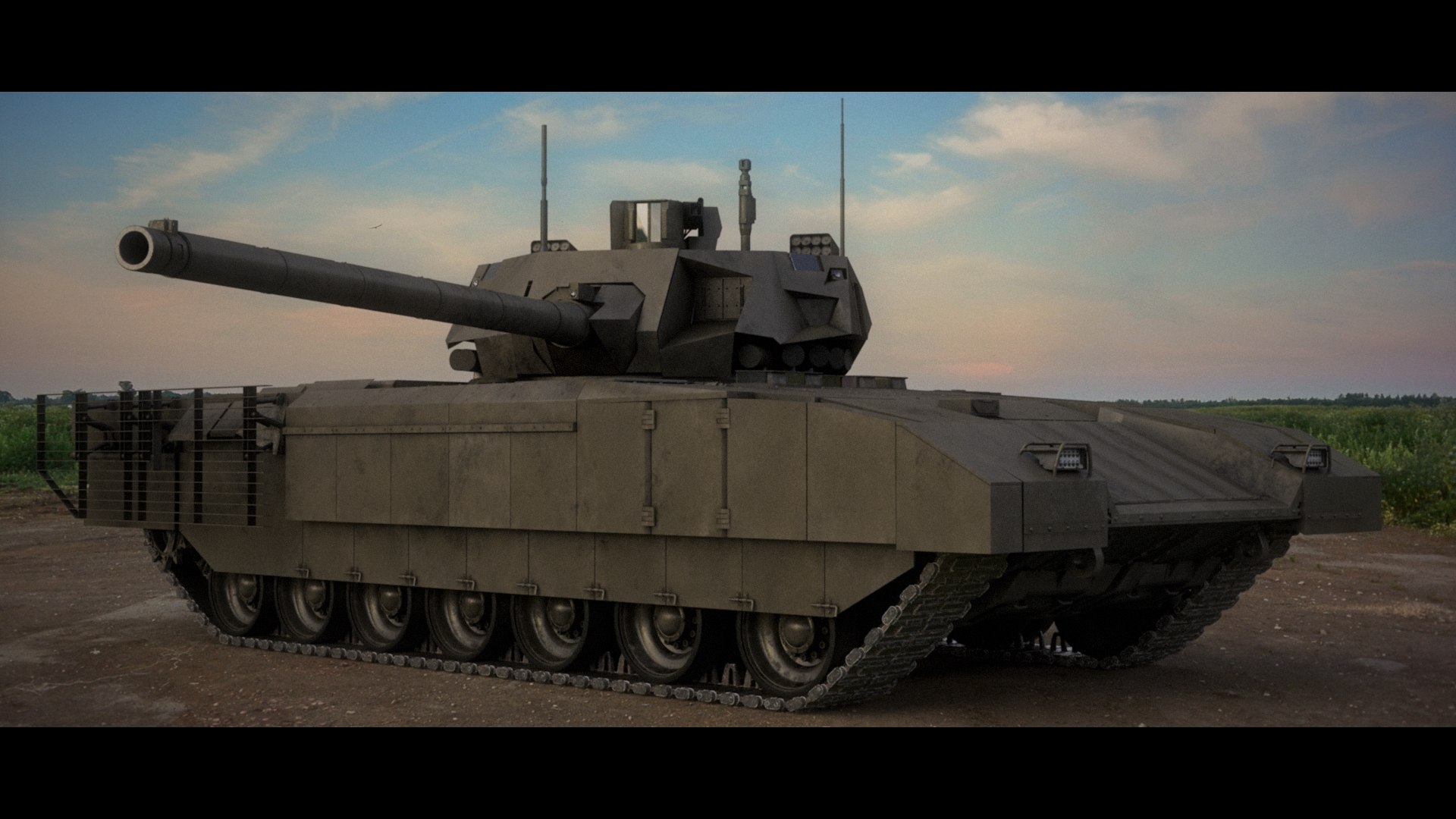 Russian Battle Tank Armata Model - TurboSquid 1610253