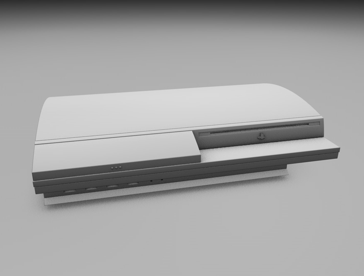 Ps3 Console 3d Model