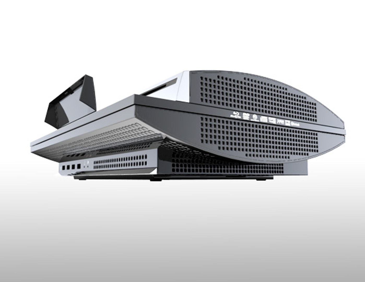 Ps3 Console 3d Model