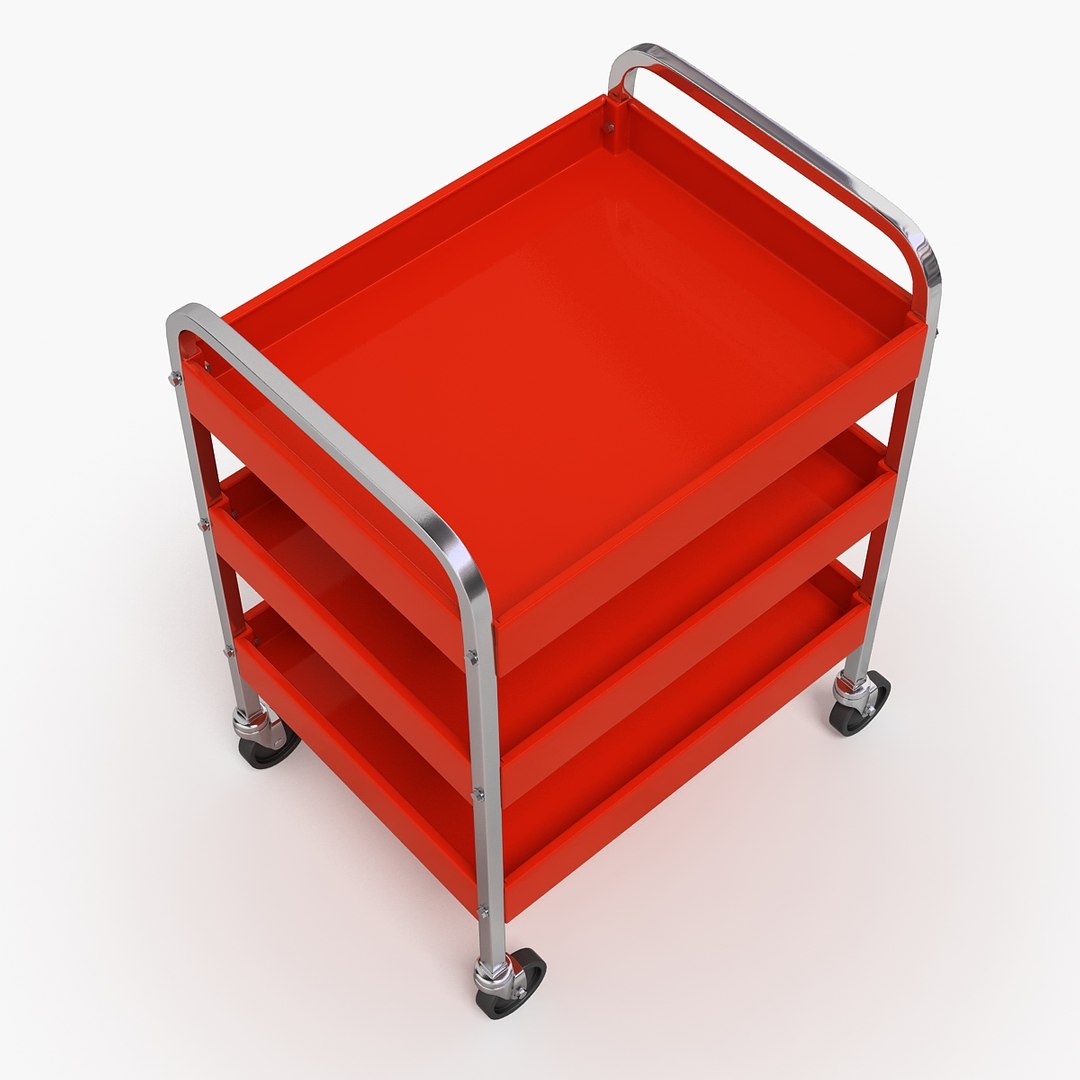 3d Tool Trolley Model