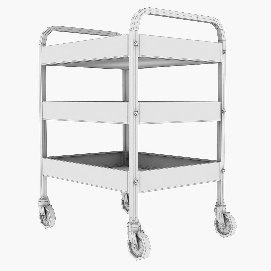3d Tool Trolley Model