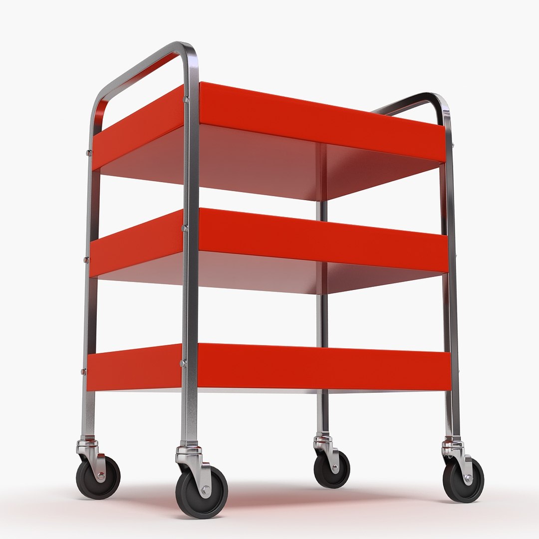 3d Tool Trolley Model
