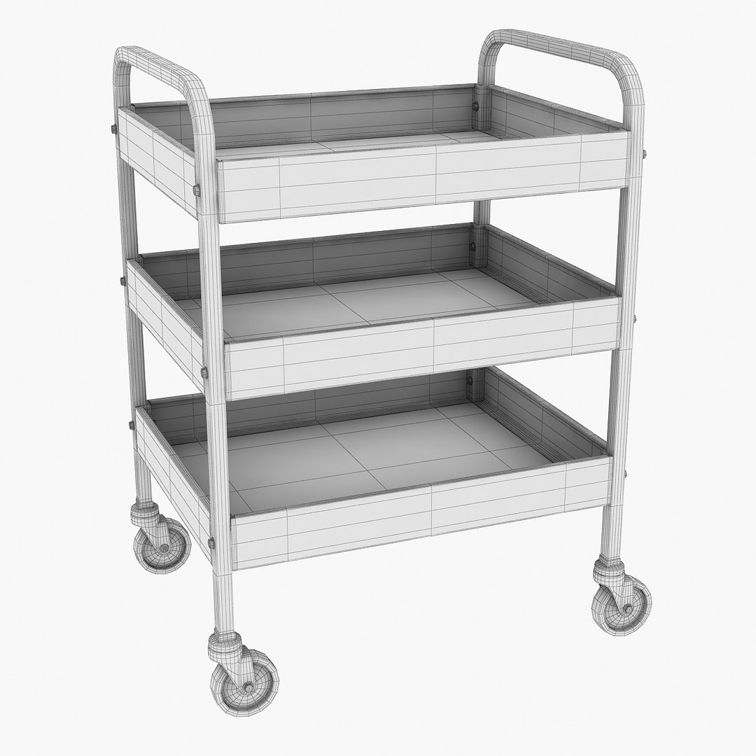 3d Tool Trolley Model