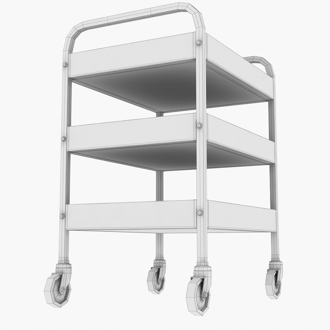 3d Tool Trolley Model