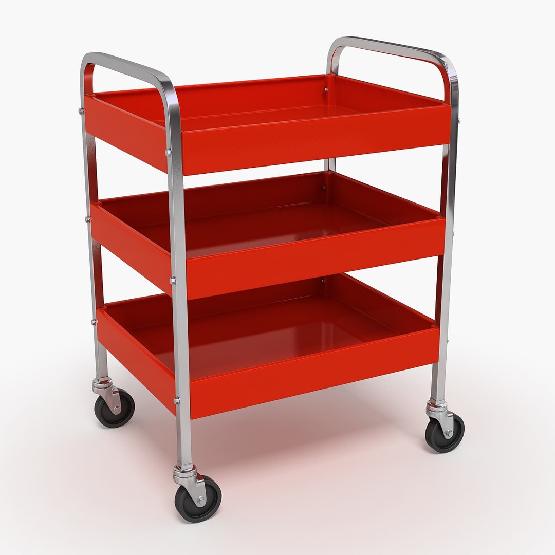 3d Tool Trolley Model