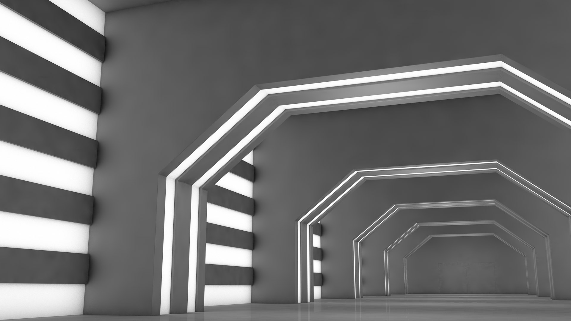 Sci Fi Corridor 3D Model - TurboSquid 2519364