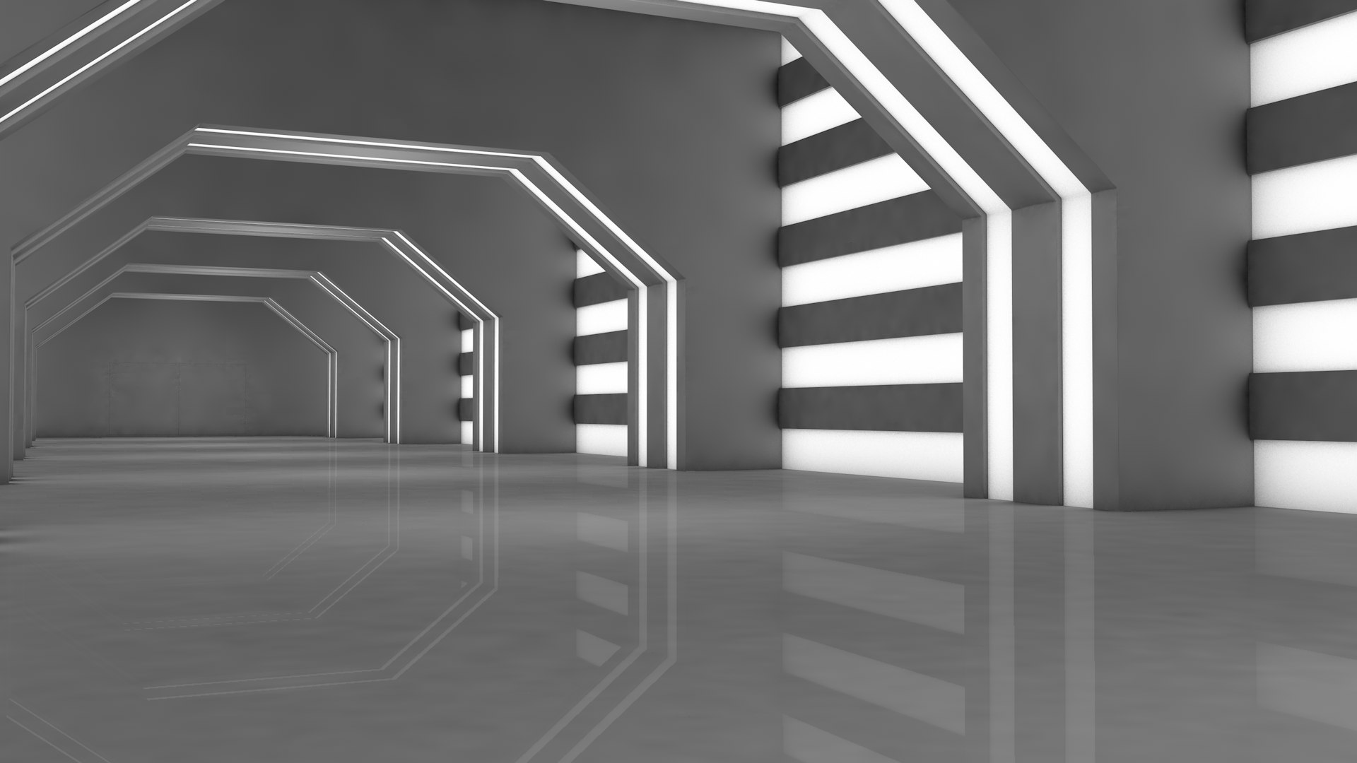 Sci Fi Corridor 3D Model - TurboSquid 2519364
