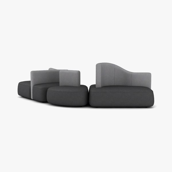 modelo 3d BoConcept Ottawa Sofa - TurboSquid 1959796