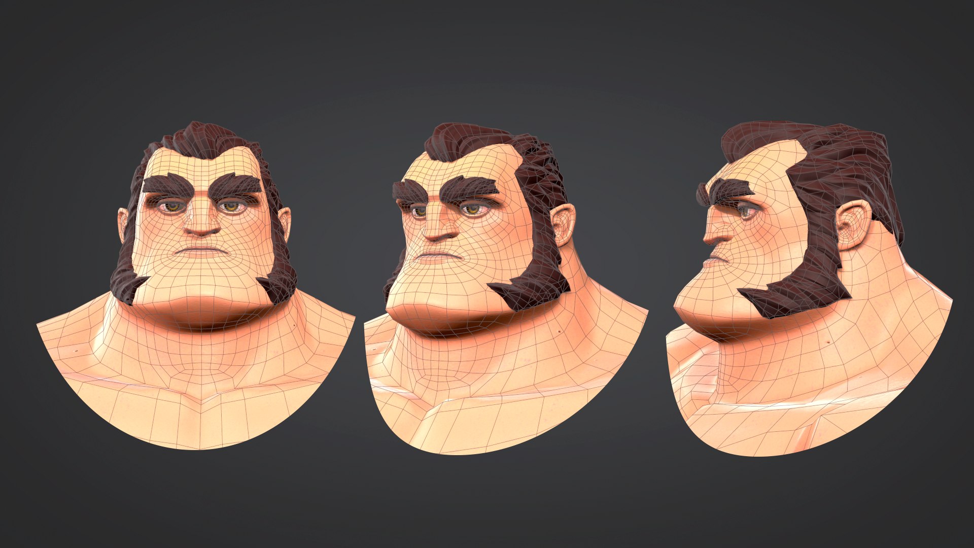 3D Cartoon Male Character Herman - TurboSquid 1902940