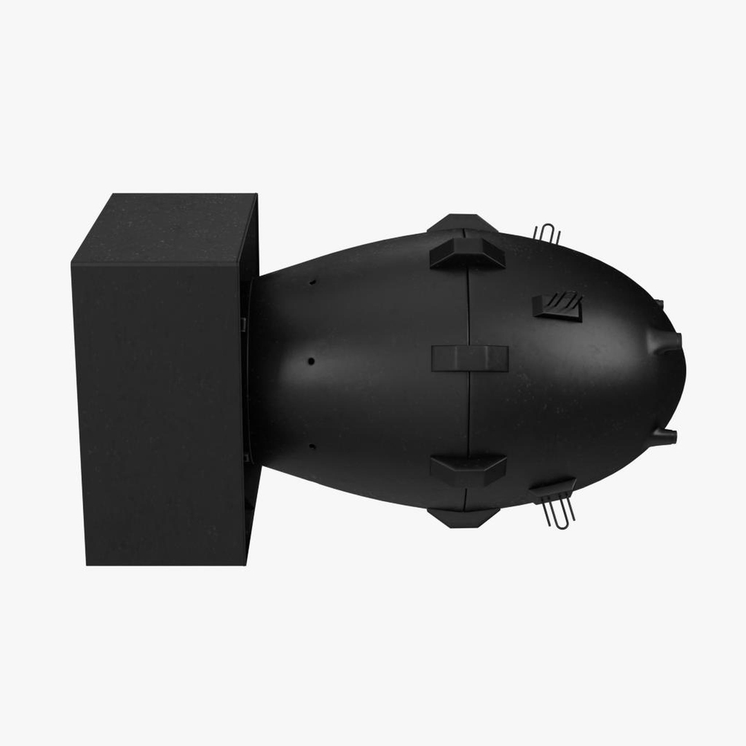 3D Fat Man Nuclear Bomb Model - TurboSquid 1367028