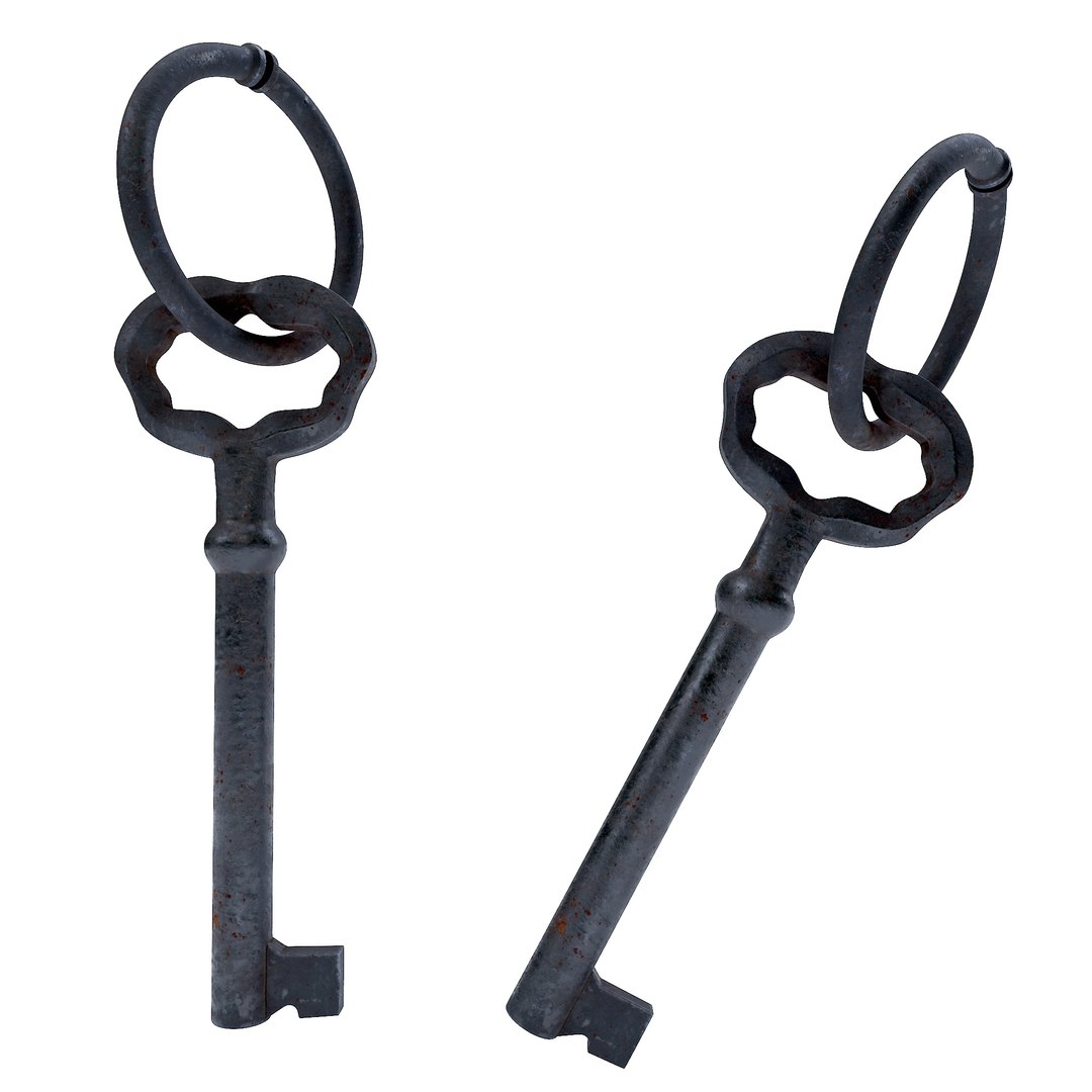 Door metal key 3D model - TurboSquid 1982496