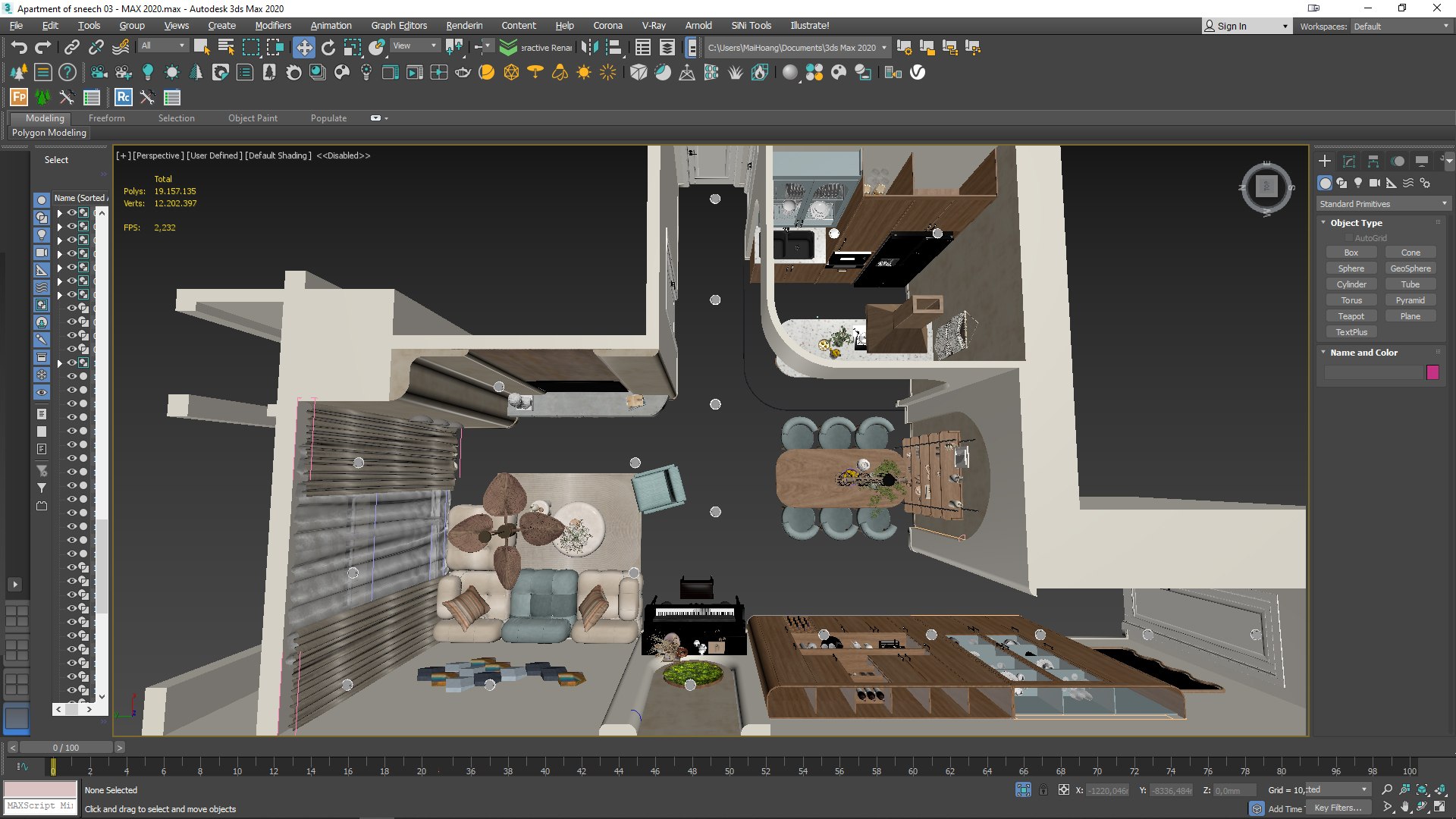 3D Open Space Of Sneech 02 - MAX FBX OBJ SKP Simlab Collada ...