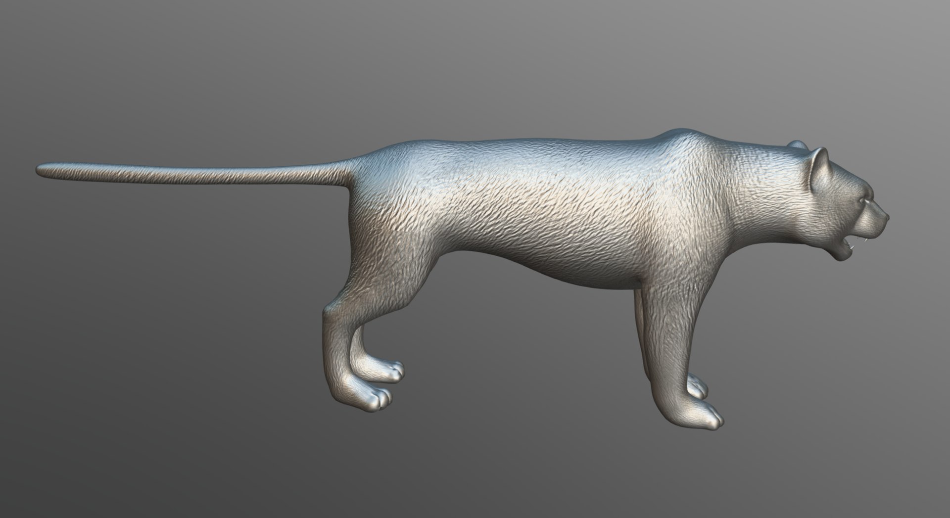 Leopard Bronze Statue 3D Model - TurboSquid 2010003