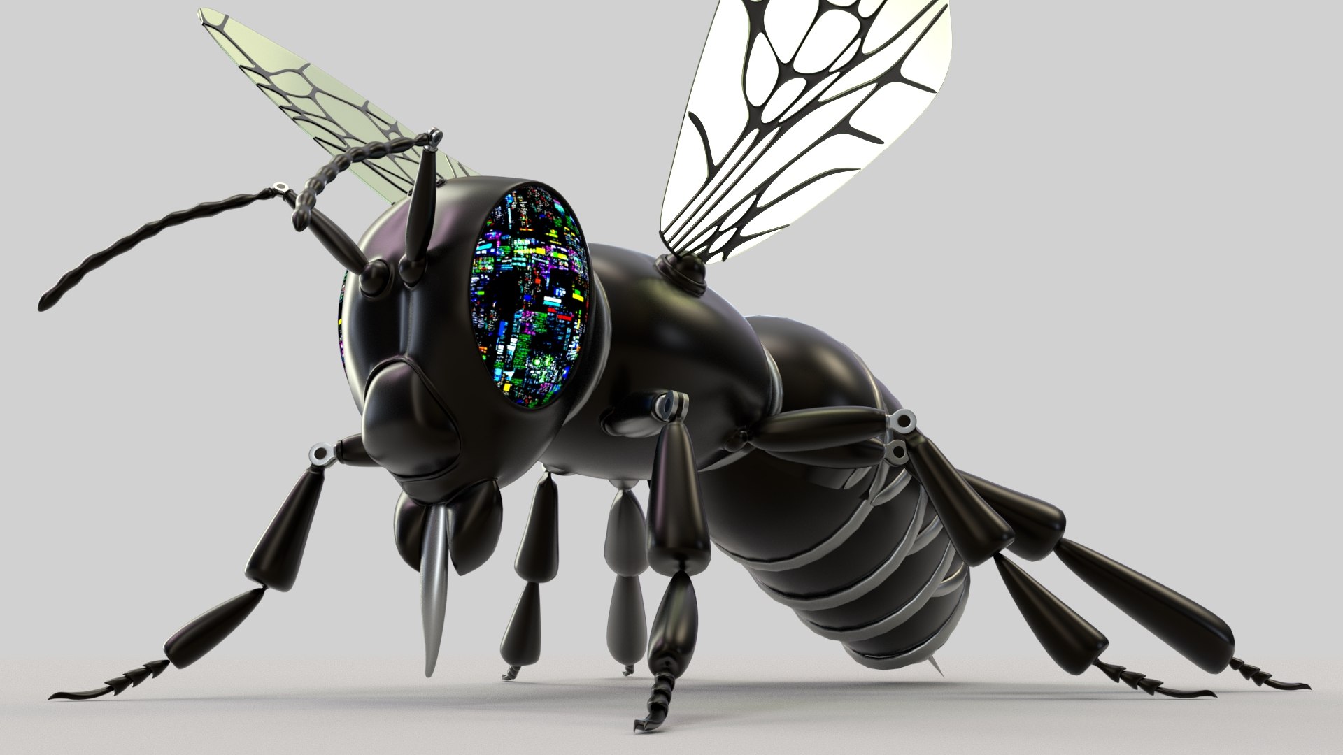 3D Model Robotic Bee X2 - TurboSquid 2210996