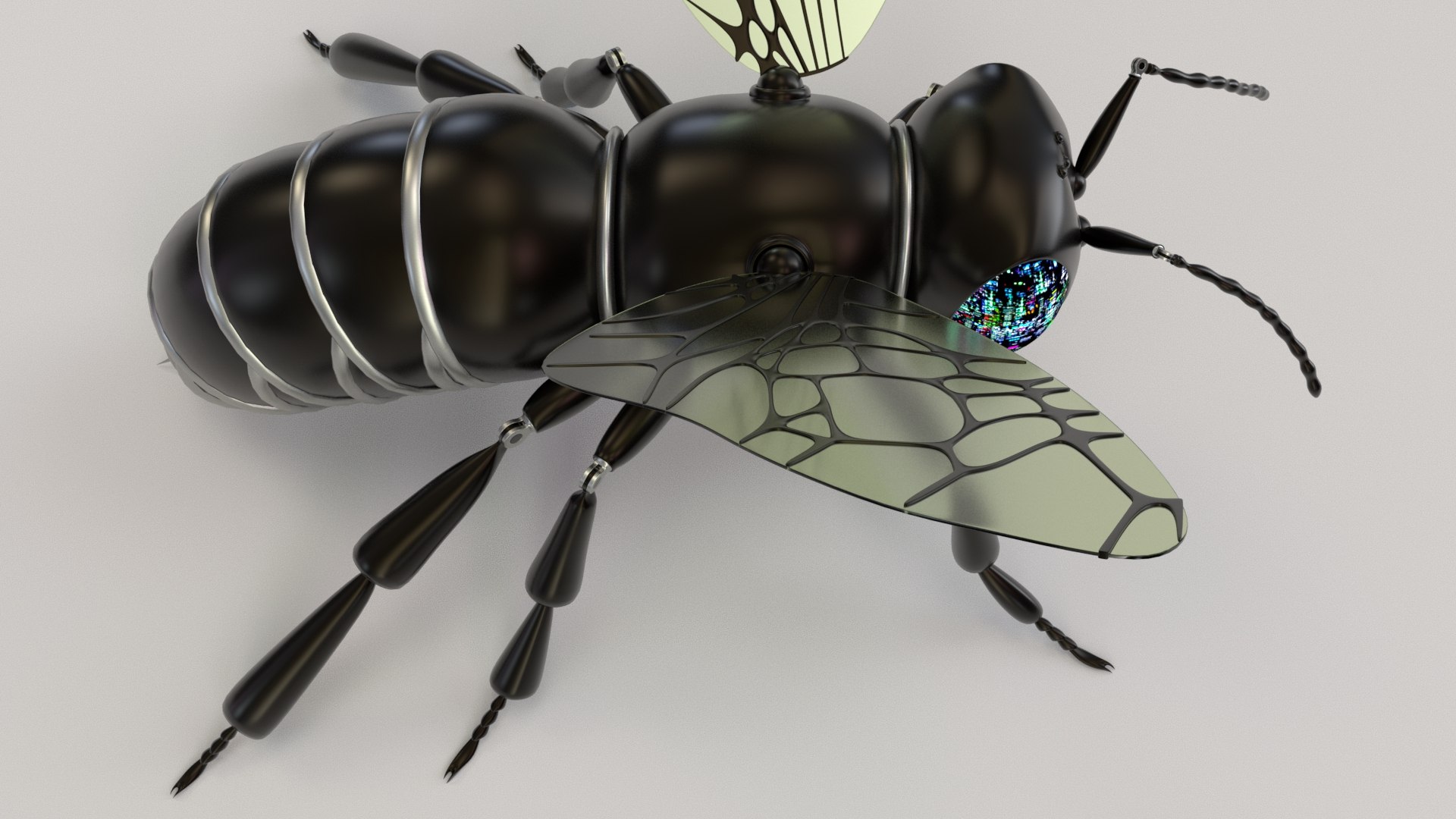 3D Model Robotic Bee X2 - TurboSquid 2210996