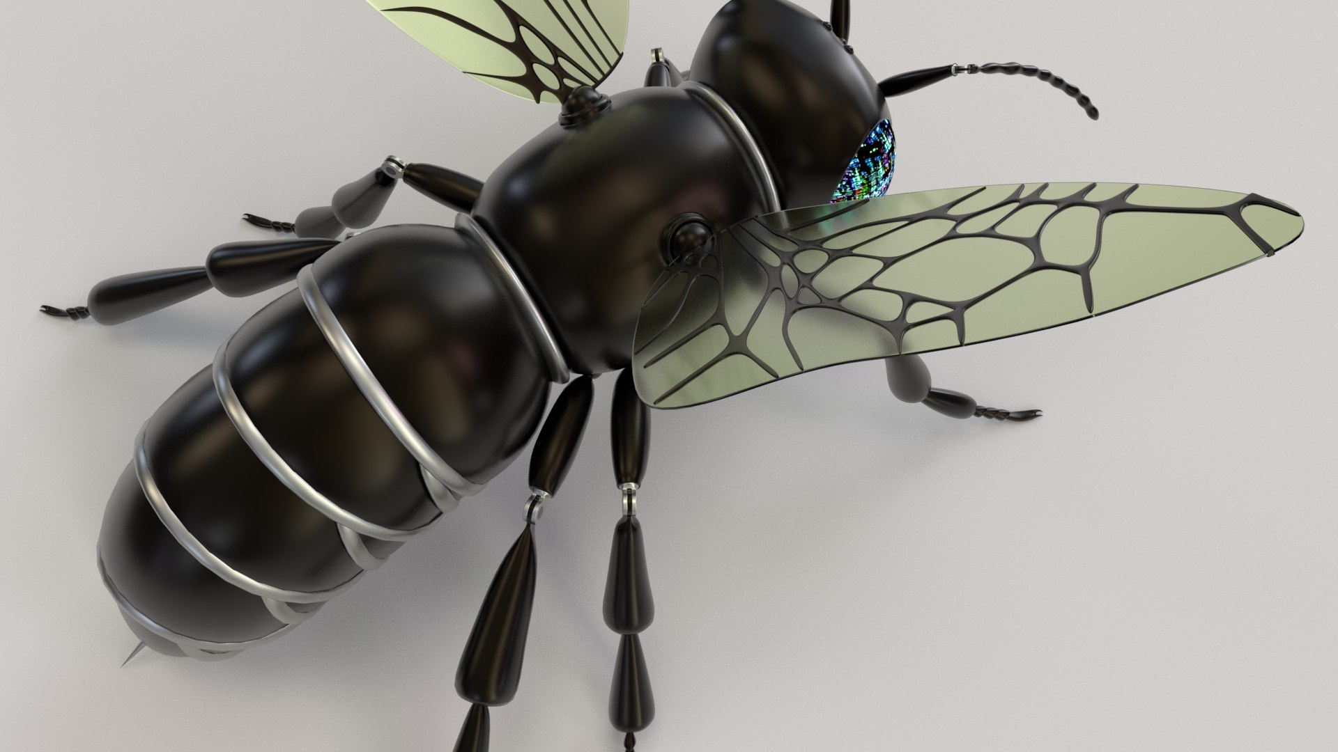 3D Model Robotic Bee X2 - TurboSquid 2210996