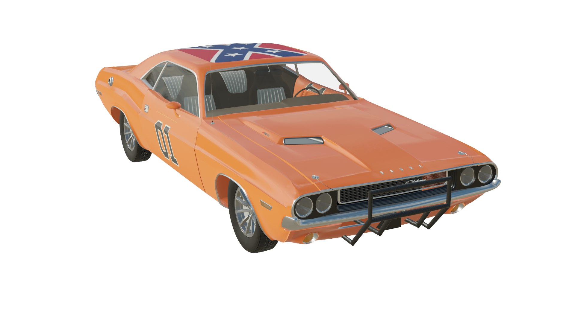 Dodge Charger General Lee 3D Model - TurboSquid 1852035