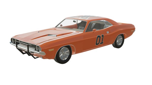 Dodge Charger General Lee 3D model - TurboSquid 1852035
