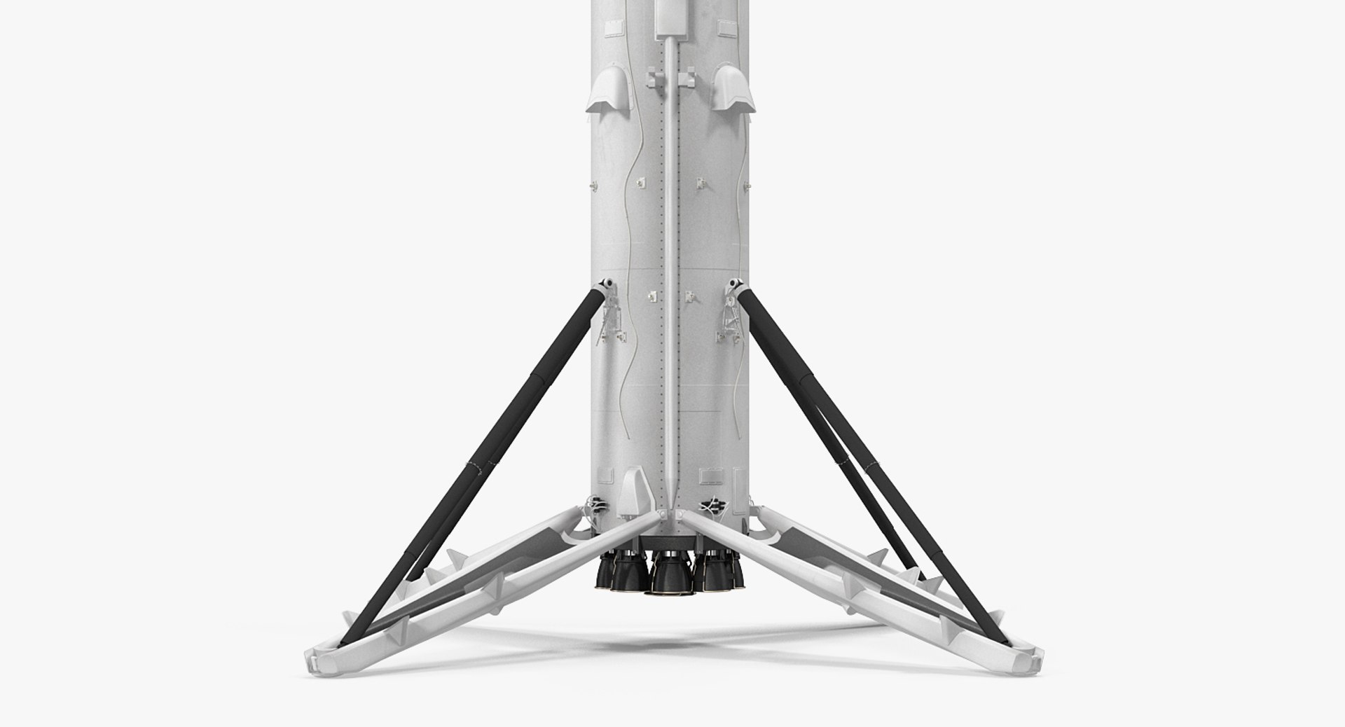 3D Launching Rocket Booster Landing - TurboSquid 1365951