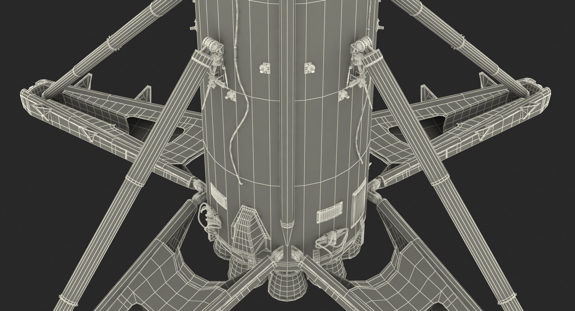 3D launching rocket booster landing - TurboSquid 1365951