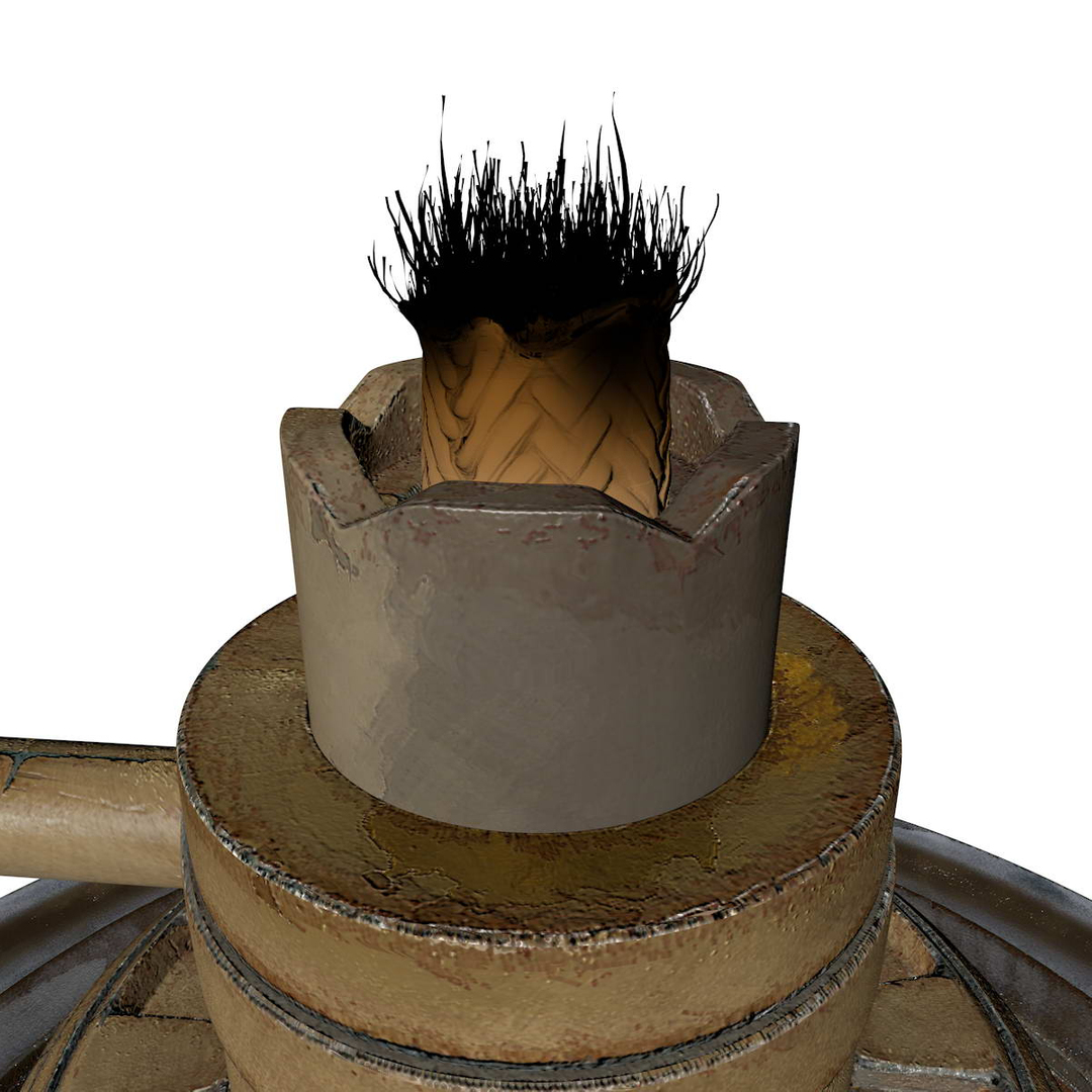 3d Model Lamp Oil Light