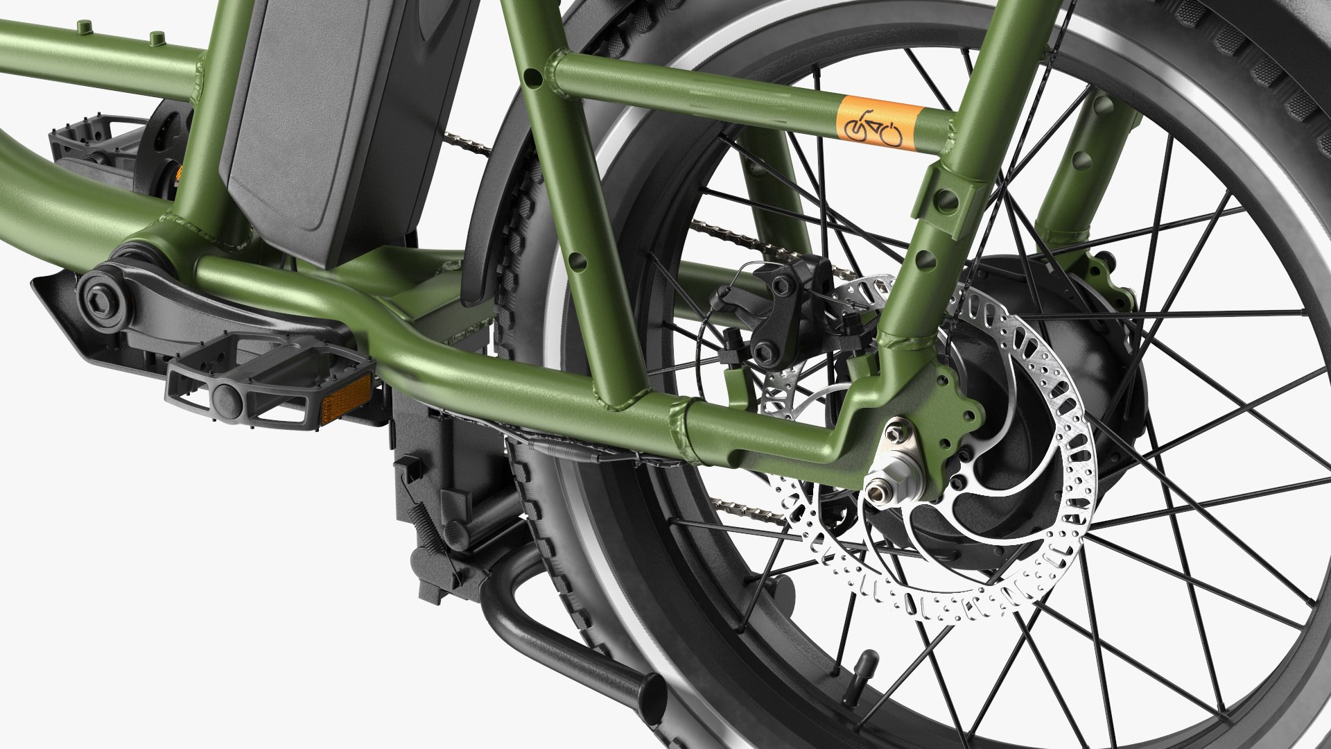 E-Bike RadRunner Green 3D model - TurboSquid 2174280