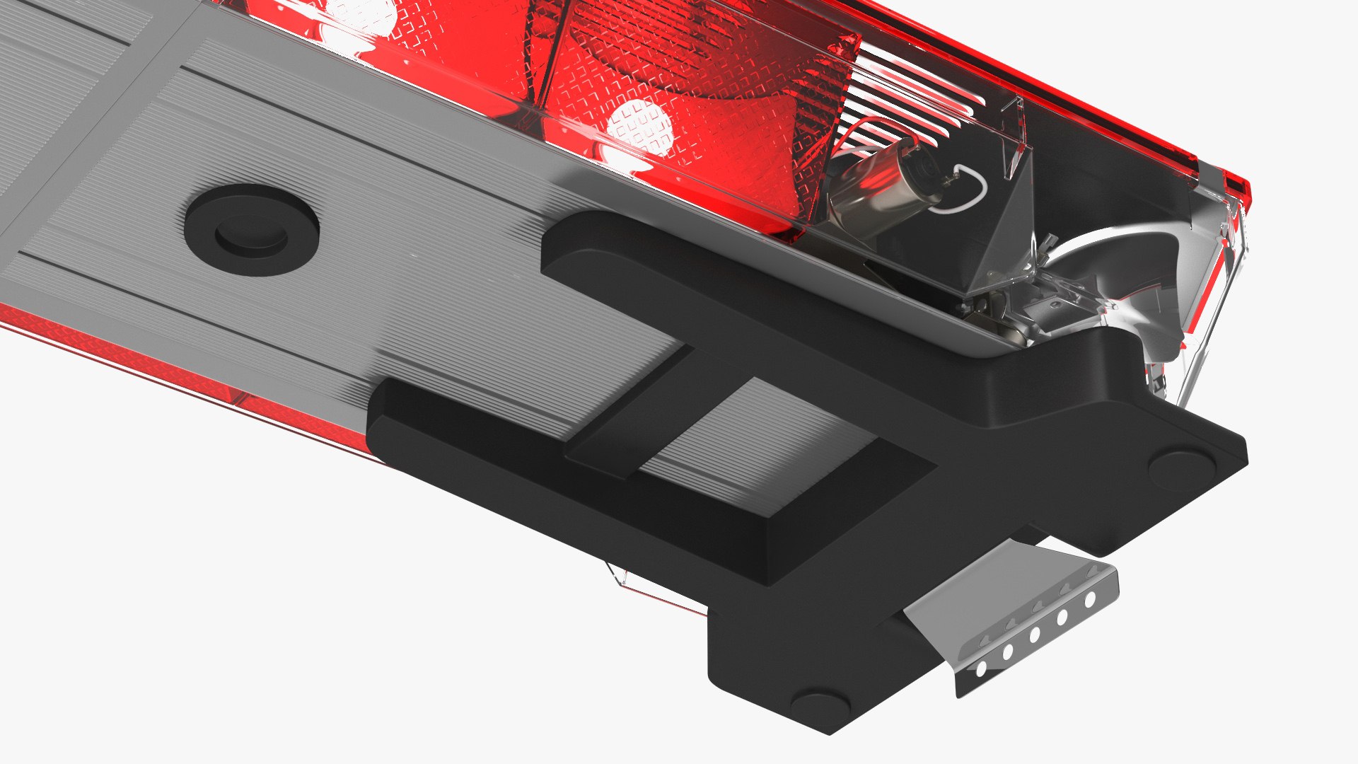 3d police lightbar code 3 model