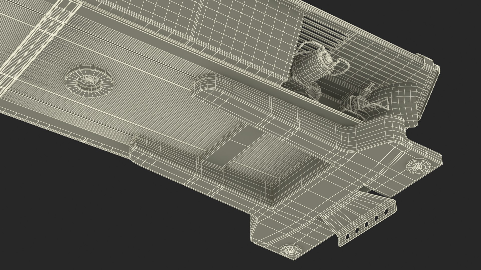 3d Police Lightbar Code 3 Model
