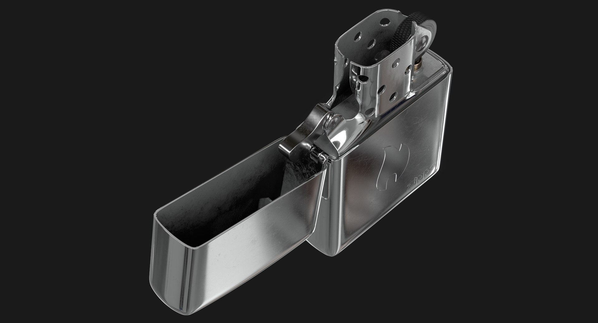 3D Realistic Zippo Lighter Classic Model - TurboSquid 1371270