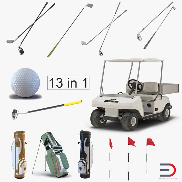 3d golf ball