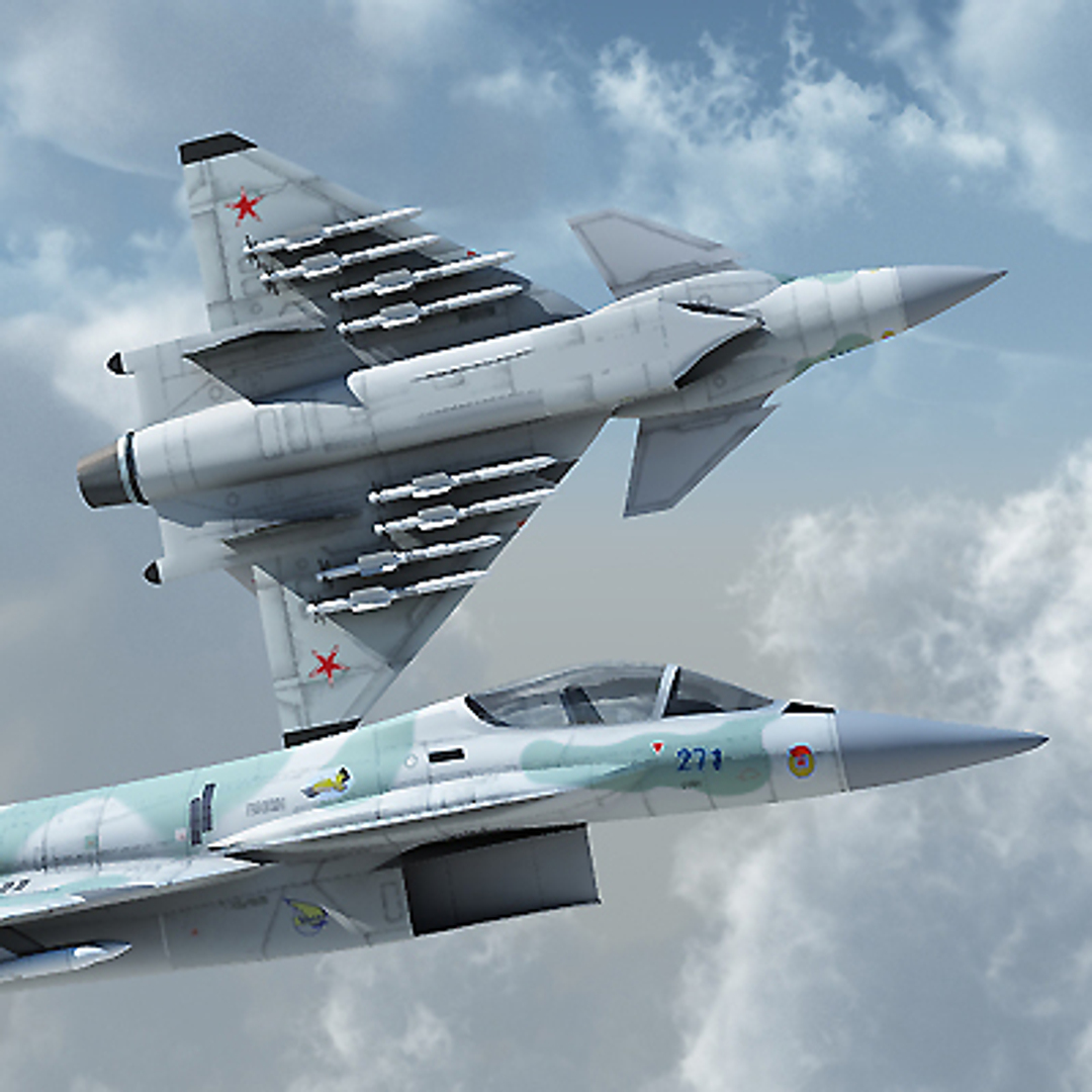mig 412 fighter 3d obj