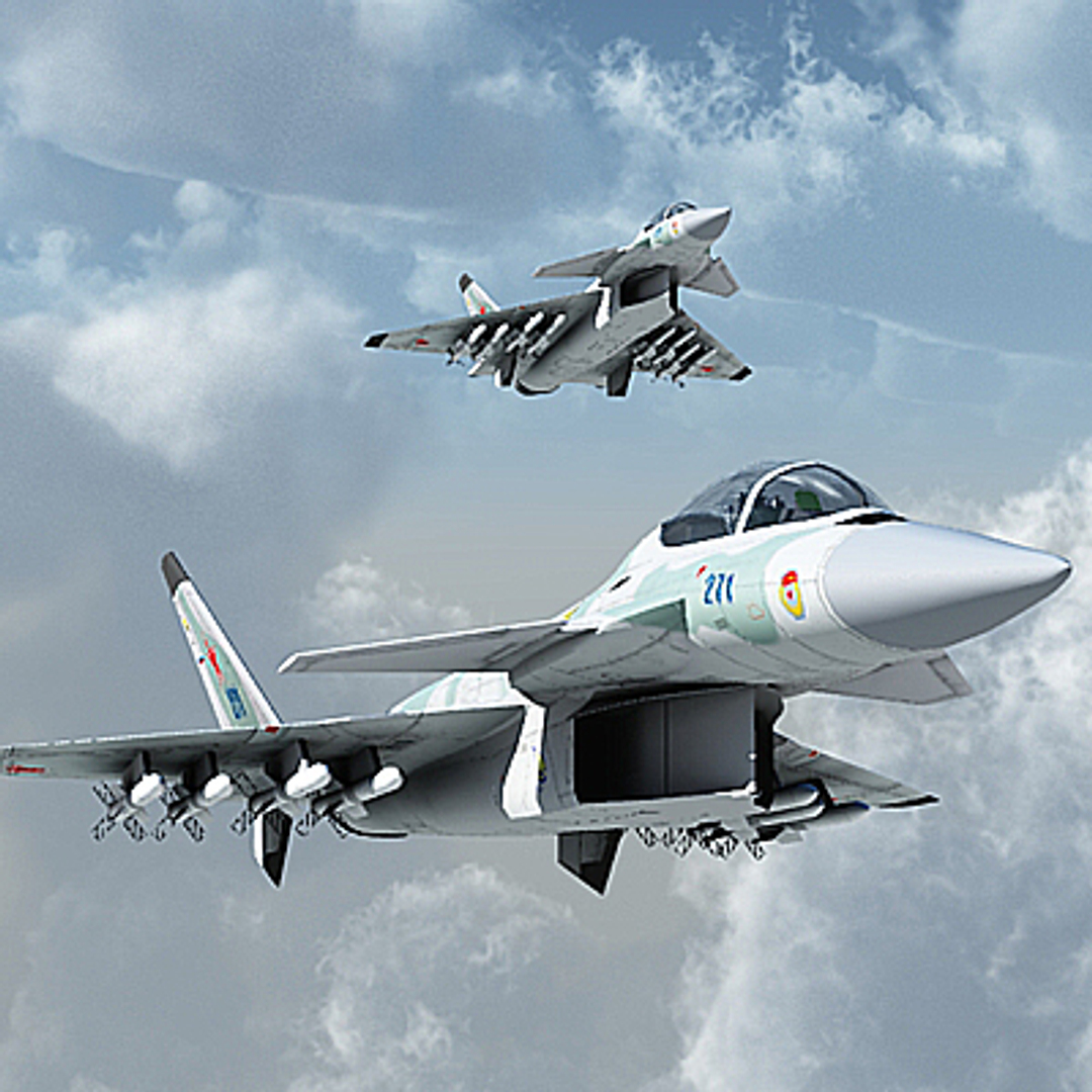 mig 412 fighter 3d obj