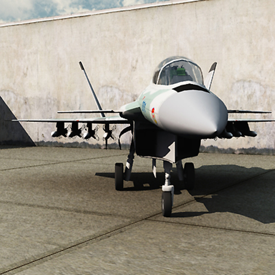 mig 412 fighter 3d obj