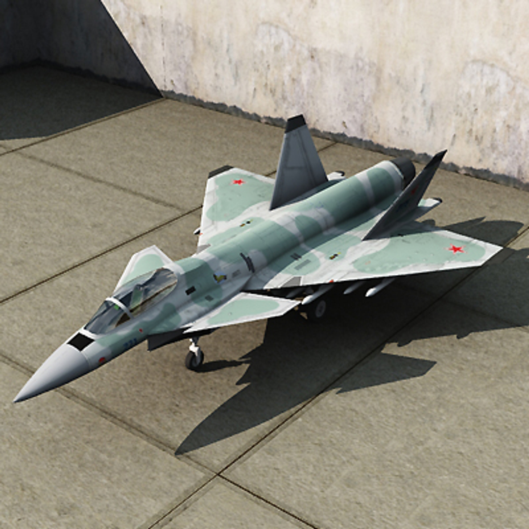 mig 412 fighter 3d obj