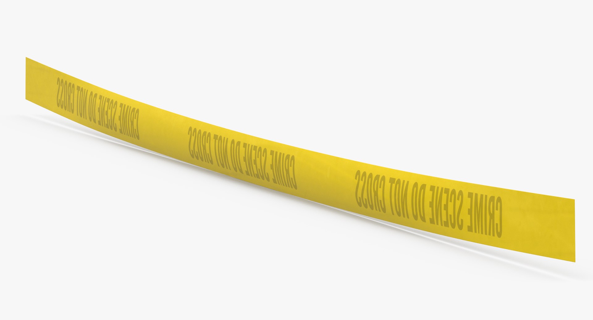 Crime Scene Tape 03 3D Model - TurboSquid 1149294