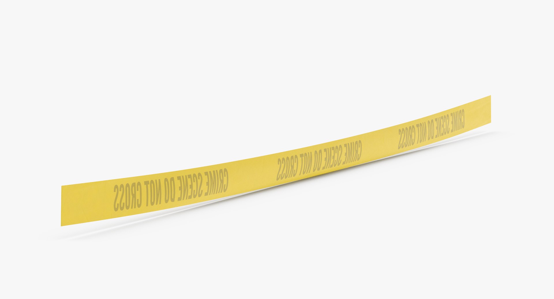 Crime Scene Tape 03 3D Model - TurboSquid 1149294