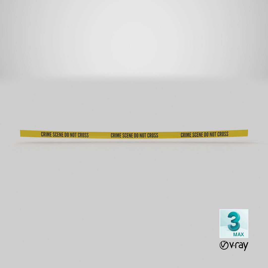Crime Scene Tape 03 3D Model - TurboSquid 1149294