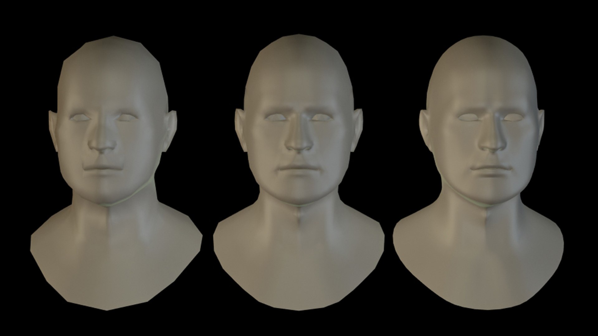 Max Male Head Bust Pack