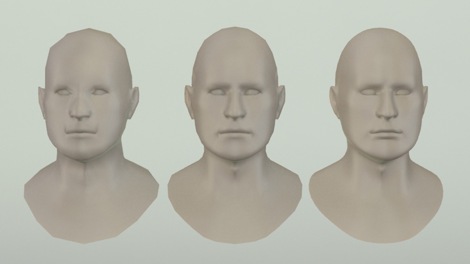 Max Male Head Bust Pack