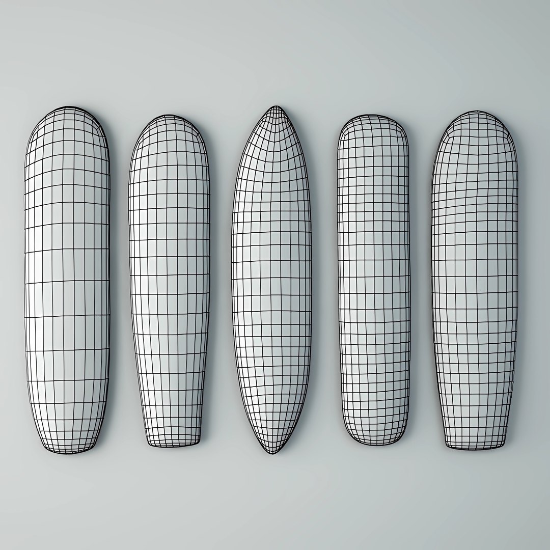 Zulu Elongated Shields 1 3D Model - TurboSquid 2119604