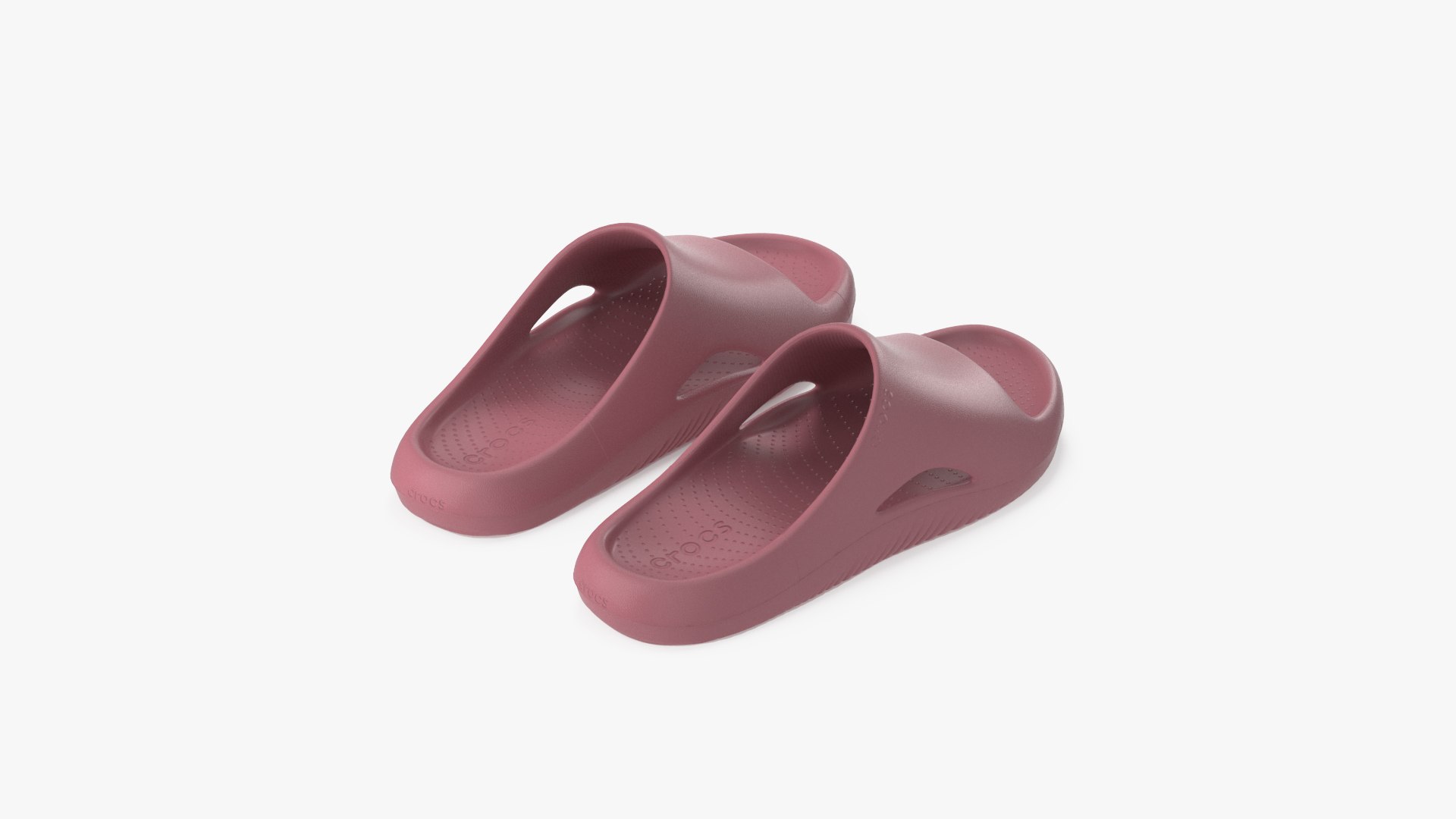 Crocs Mellow Slide Pink 3D Model - TurboSquid 2207092