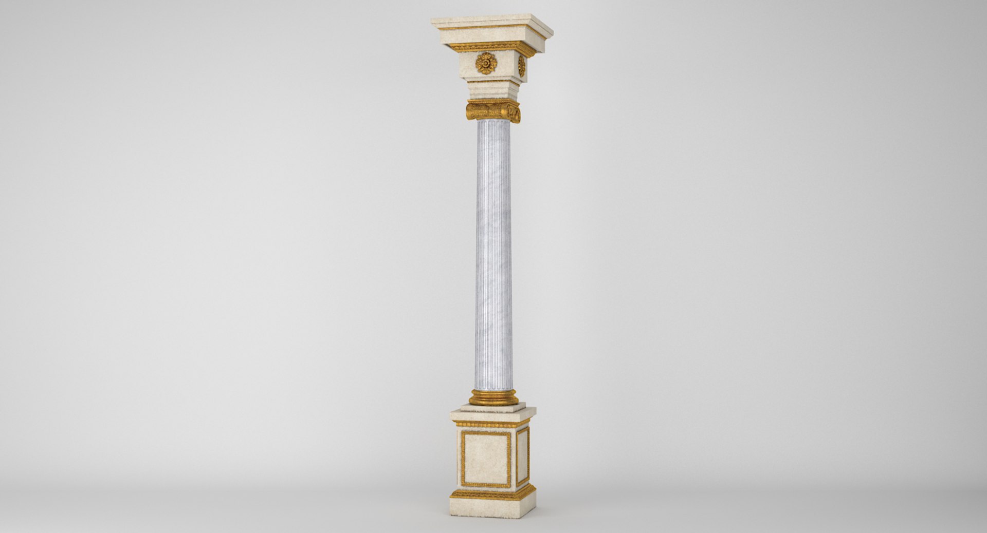 3D Ionic Column 01 - TurboSquid 1207558