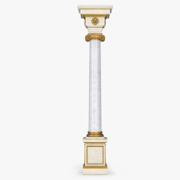 3D ionic column 01 - TurboSquid 1207558